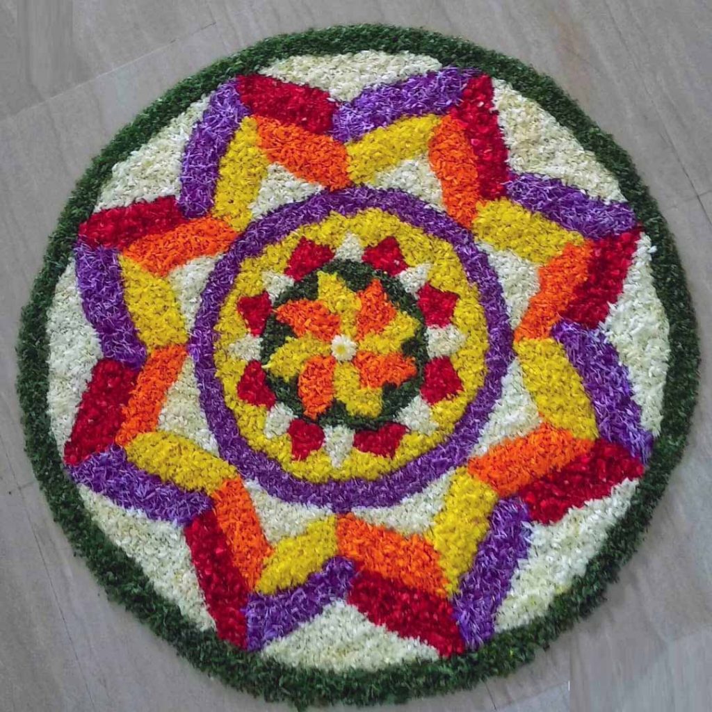 Onam 2020: Simple, Easy to make Athapookalam Design, Pookalam Designs ...