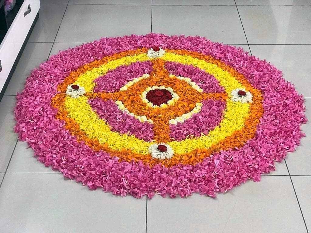 Onam 2020: Simple, Easy to make Athapookalam Design, Pookalam Designs ...